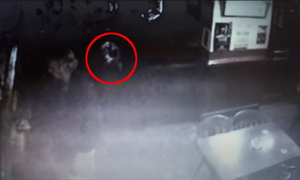 A ghost imp is captured on CCTV at a haunted Sussex Pub